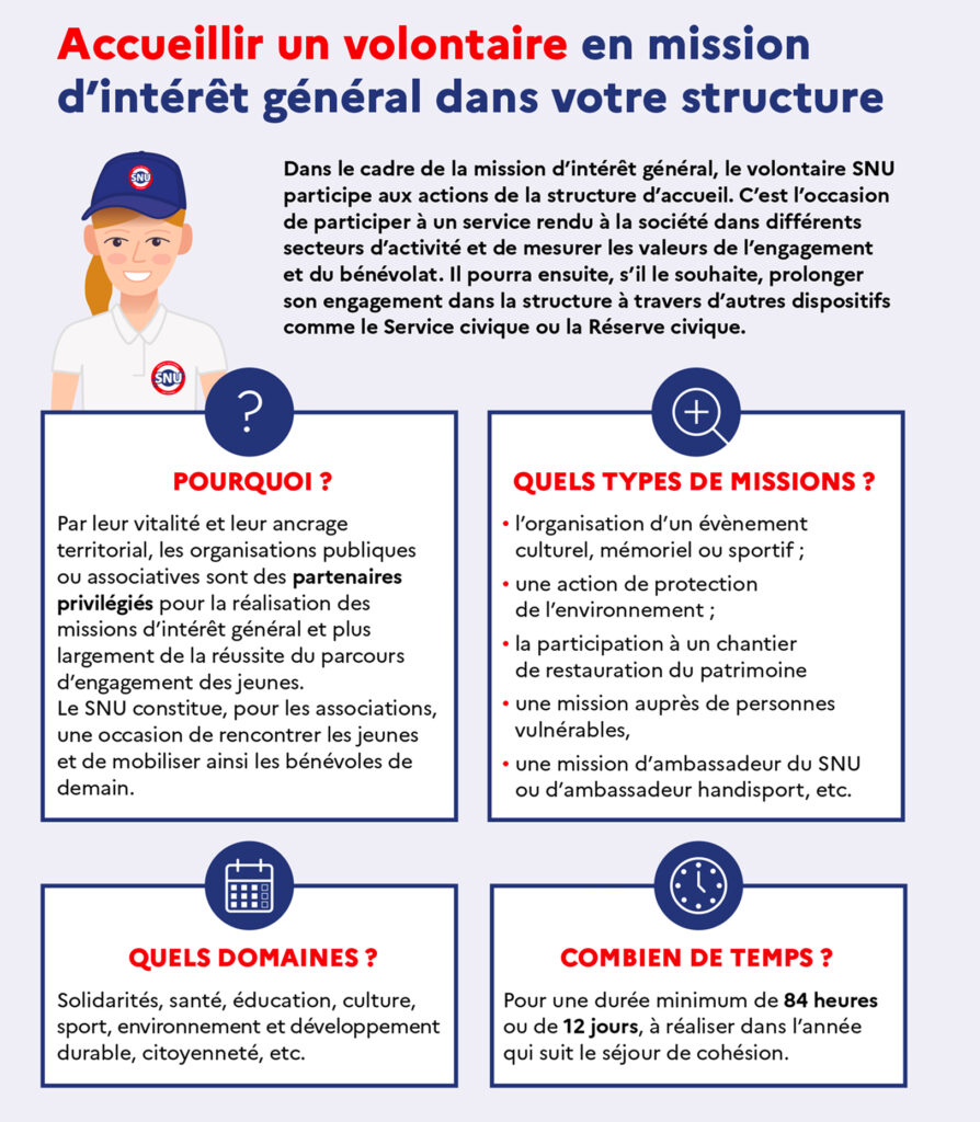 Accueillir un volontaire en mission d’intérêt général dans votre ...